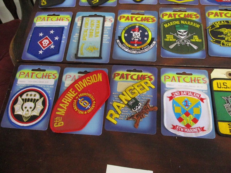 385 Military Patch Insignia Collection Army Marines Air Force Specs Div ...