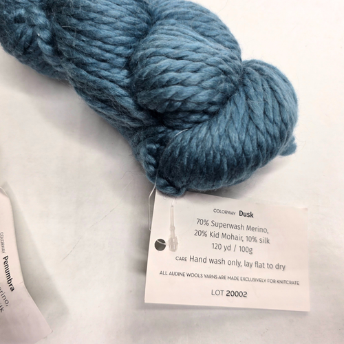 Audine Wools Haze - Superwash Merino Wool Kid Mohair Silk Blend - Bulky ...