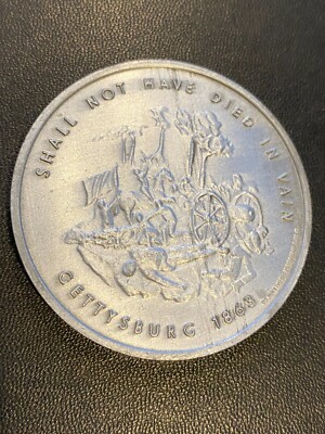 1863 Abraham Lincoln Gettysburg Address Commemorative Coin Medal | eBay