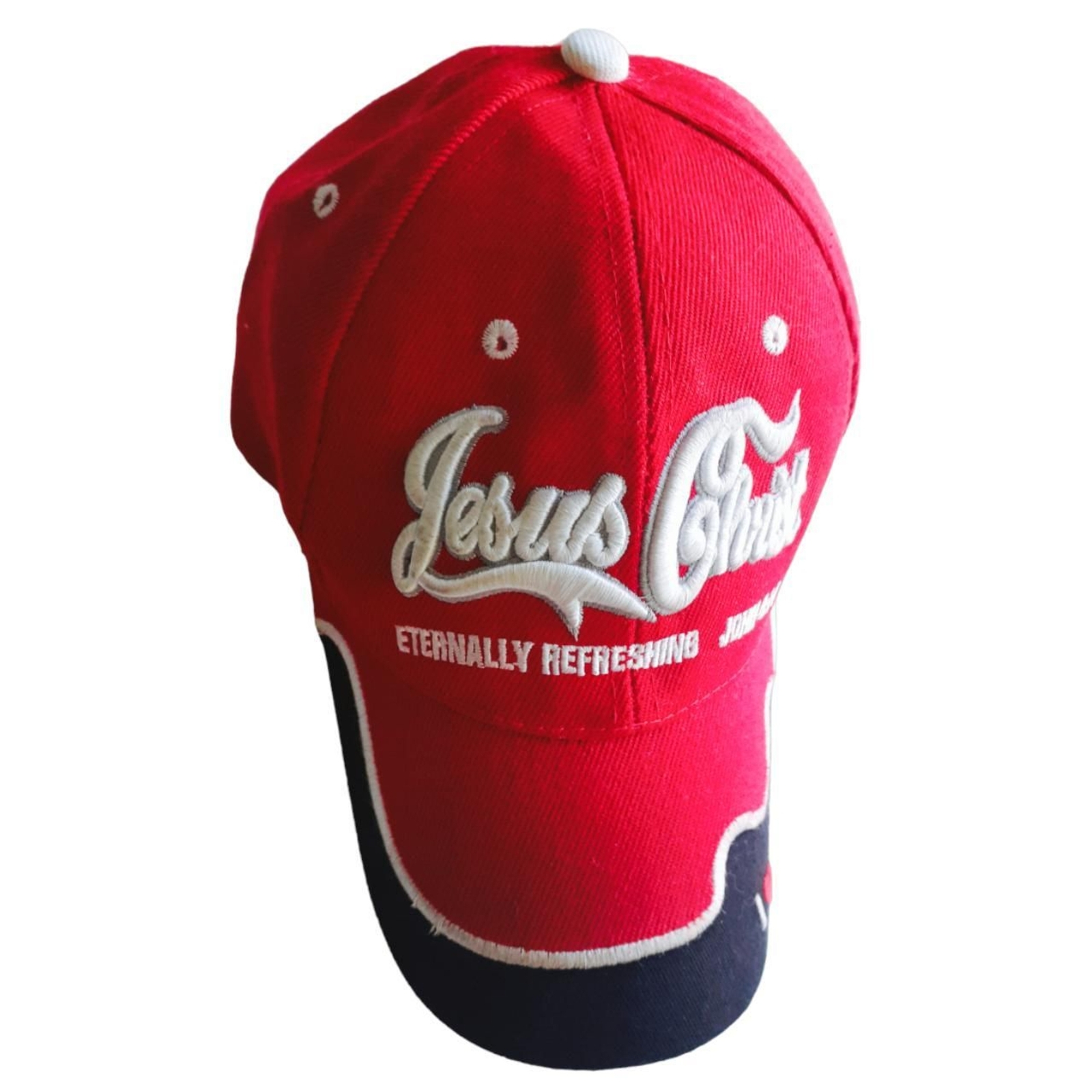 Jesus Christ Coca-Cola Font Red White Embroidered Wom… - Gem