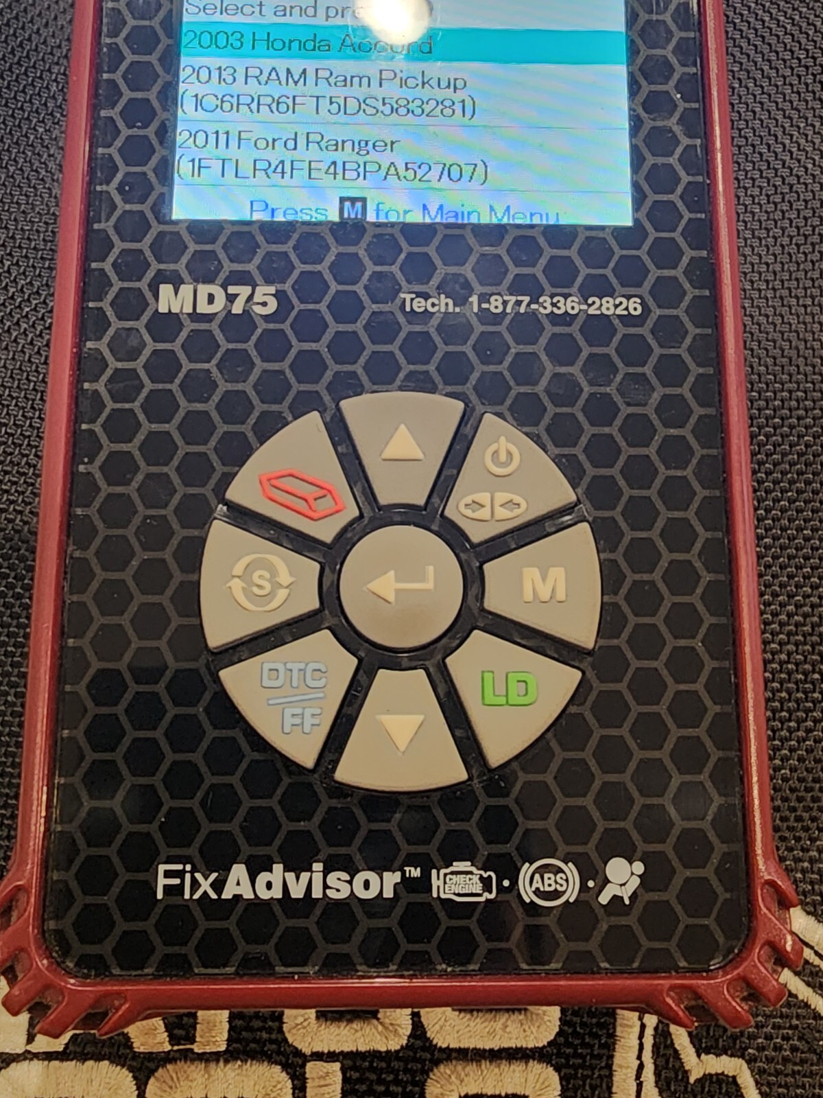 Matco Tools MD75 Fix Advisor Scan Tool for sale online | eBay