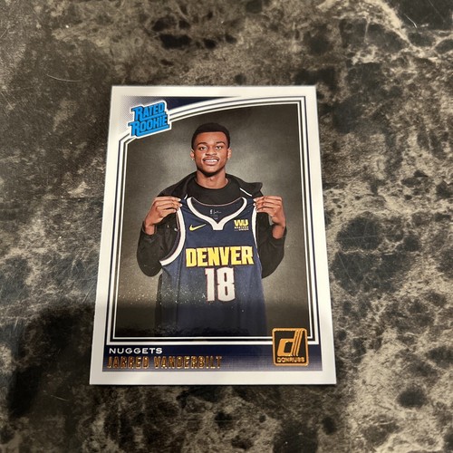 2018-19 Panini Donruss Jarred Vanderbilt Gold Rated Rookie #151 Denver ...