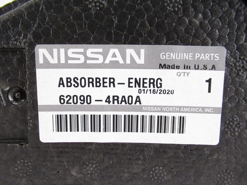 Genuine OEM Nissan 62090-4RA0A Front Bumper Energy Absorber 2016-2018 ...