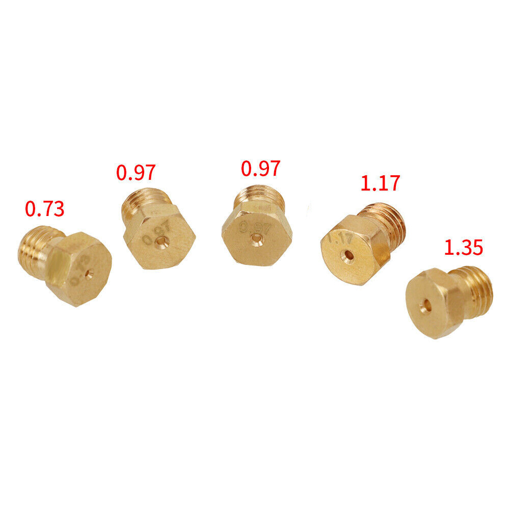 5X UNIVERSAL Natural Gas Jet Set 5 Burner Hob Injector Nozzle ...