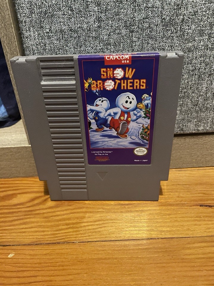 Capcom Snow Brothers (Nintendo Entertainment System, 1991) NES Complete ...