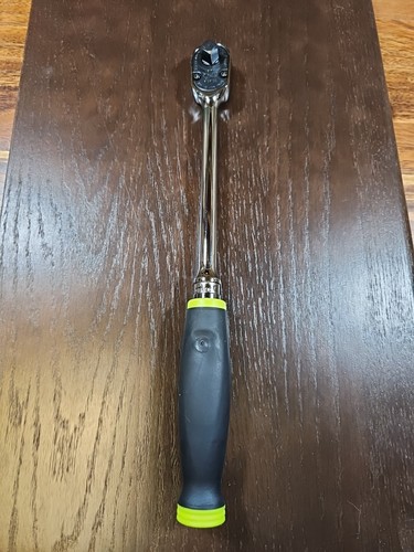 *NEW* Snap On 3/8" FHL80 HI VIZ Soft Grip; Long Handle Ratchet | eBay