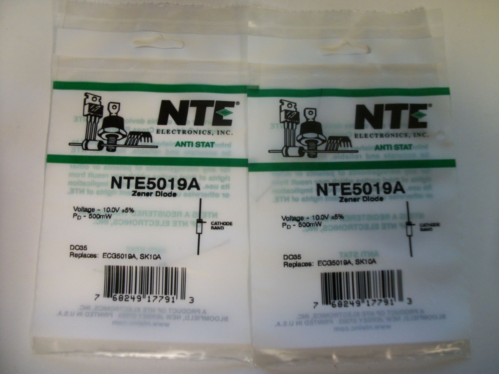 NTE Electronics - NTE5012A NTE5013A NTE5014A NTE5017A NTE5019A NTE5021A ...