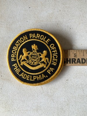 Probation Parole officer Philadelphia PA patch. New | eBay