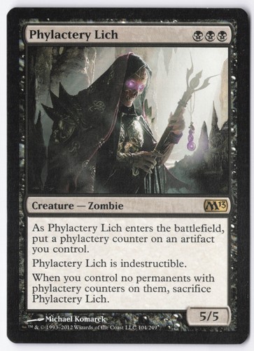 Phylactery Lich Normal R Magic 2013 (M13) 104 NM | eBay