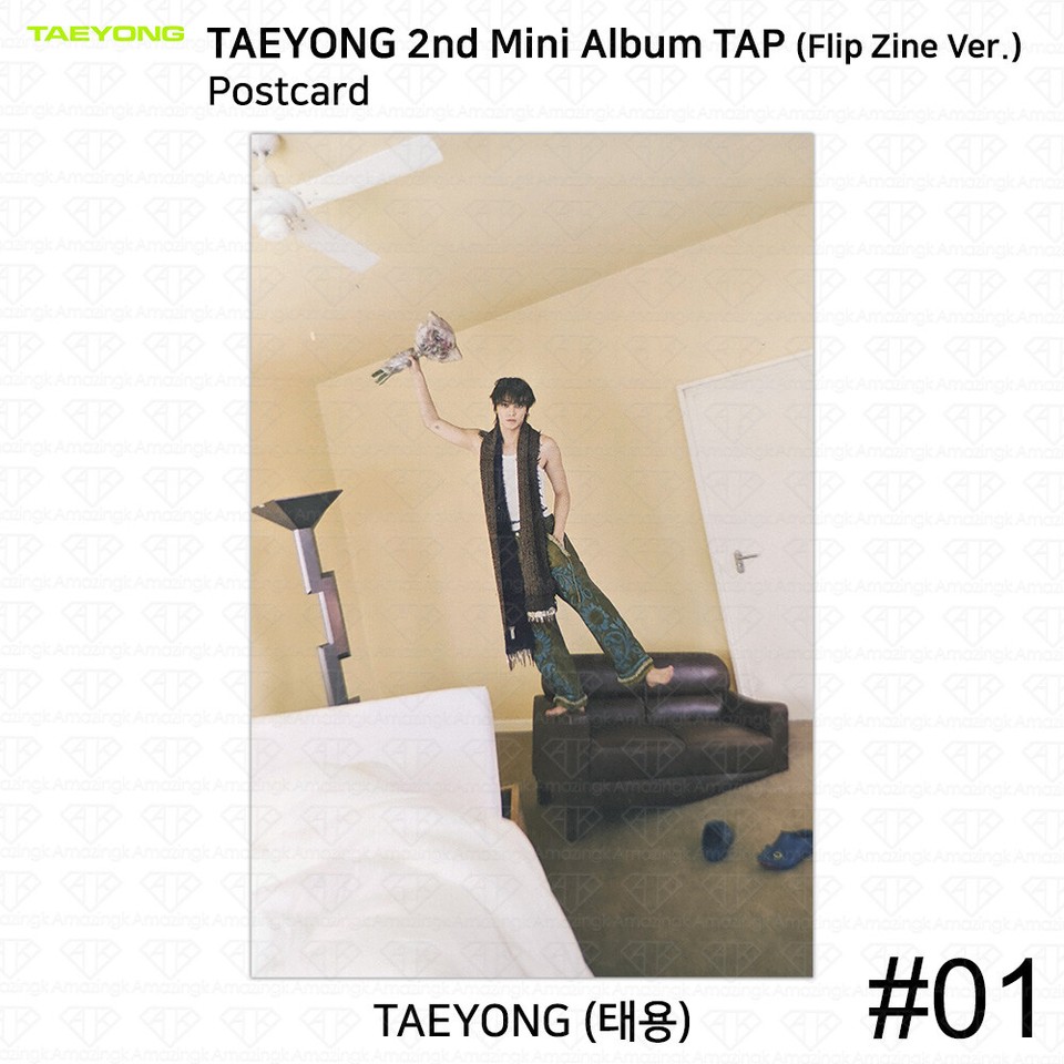 NCT TAEYONG 2nd Mini Album TAP POB Official Photocard Hidden Card ...