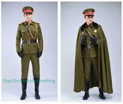 Male Cosplay Military Army Uniform Costume Outfits Party Full Suit Sets ...