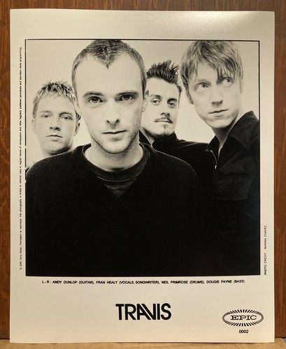 Travis Band Media Press Photo 2000 Epic Records | eBay