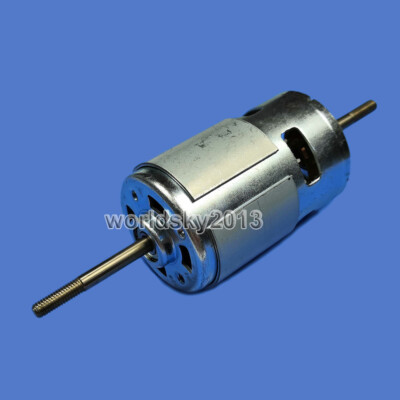 1pcs DC12-24V 3000-20000rpm RS775 Double Shaft High Speed DC Motor for ...