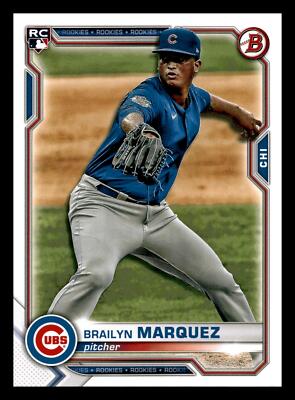 2021 Bowman Brailyn Marquez RC Rookie #43 Chicago Cubs NM-MINT | eBay