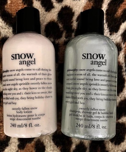 PHILOSOPHY SNOW ANGEL SHOWER GEL Bubble BATH & BODY LOTION SET FRESH | eBay