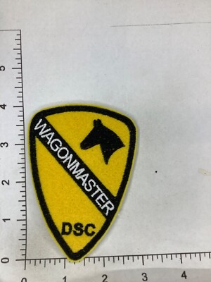 US ARMY 1ST CAVALRY WAGONMASTER DSC PATCH EMBROIDERED ON FELT NOVELTY ...
