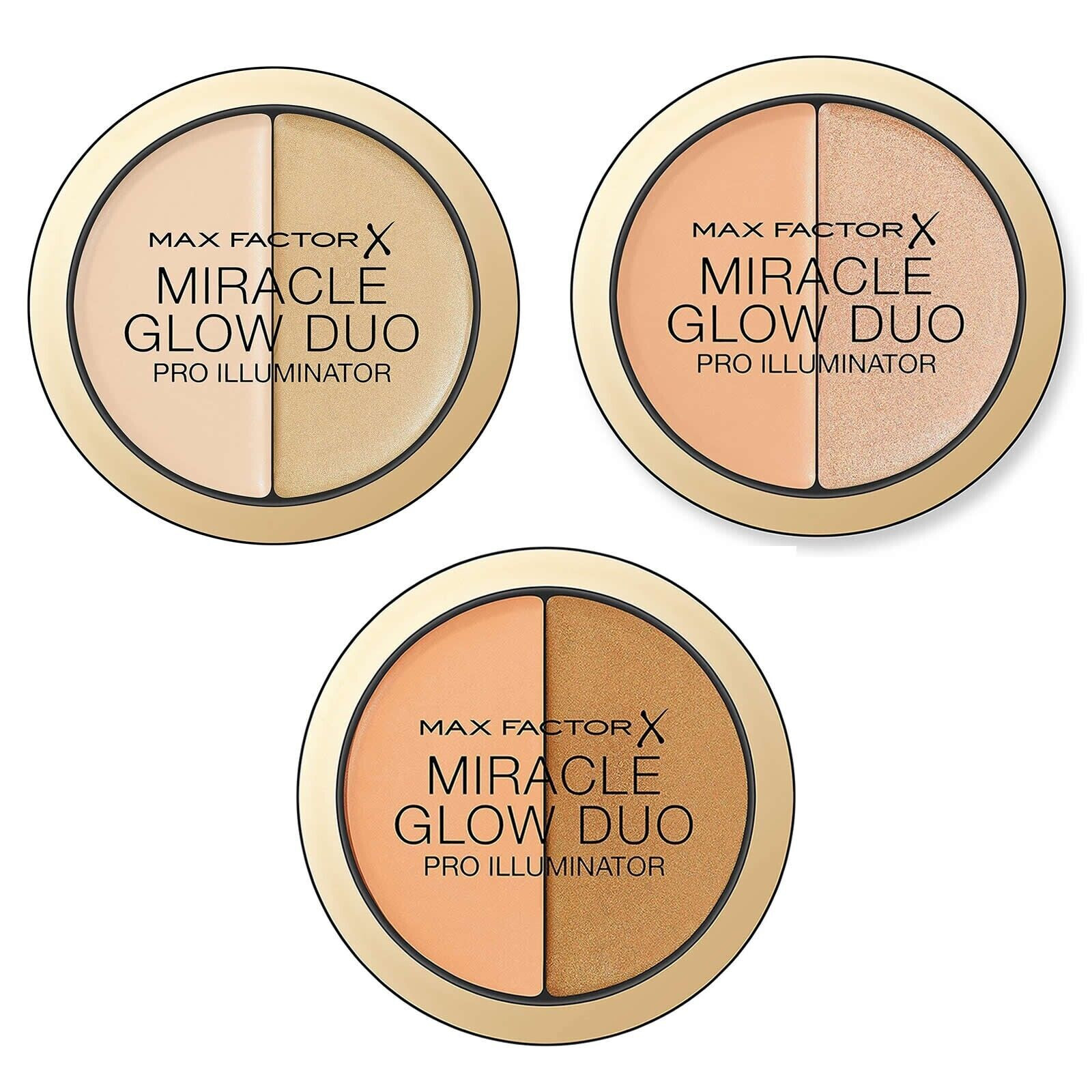 Max Factor Miracle Glow Duo Pro illuminator Concealer & Highlighter ...