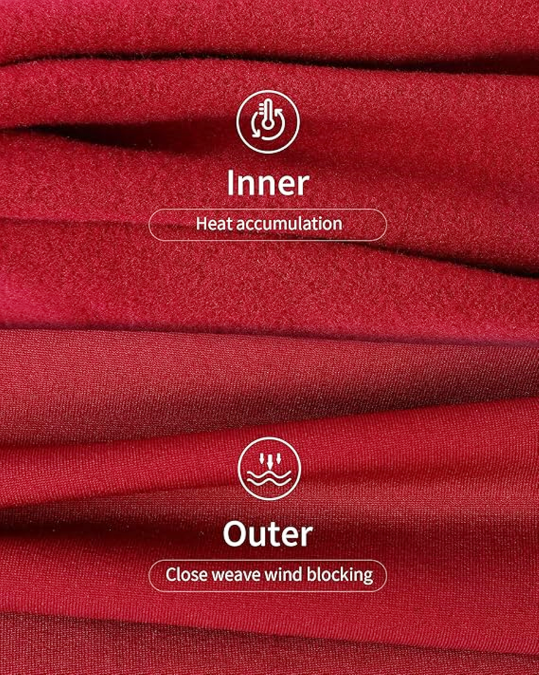 Womens Winter Ultra-Soft Fleece Lined Thermal Top & Bottom Underwear ...