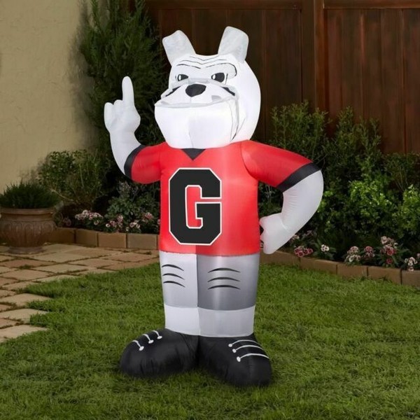 University of Georgia Bulldogs Inflatable Airblown Mascot 7 FT Football ...