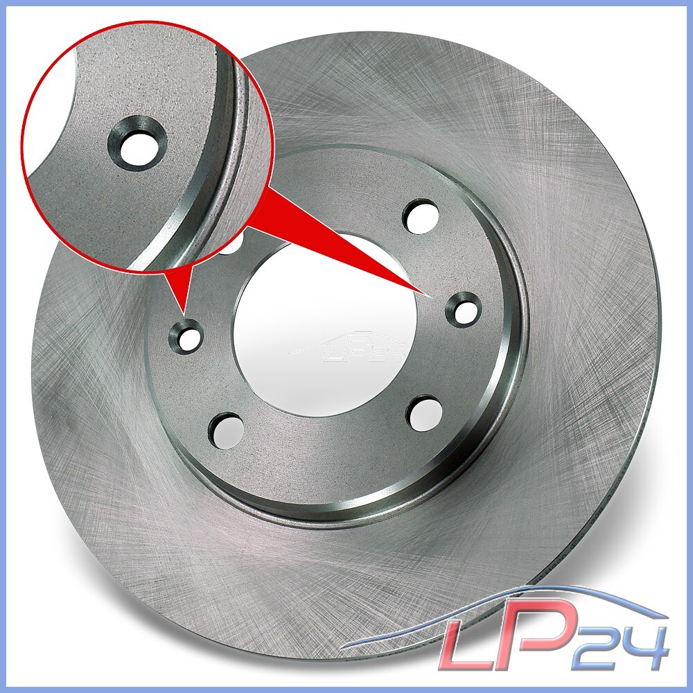 2x DISQUE PLEIN Ø247+4x PLAQUETTE FREIN ARRIÈRE POUR PEUGEOT 306 1.8 2. ...