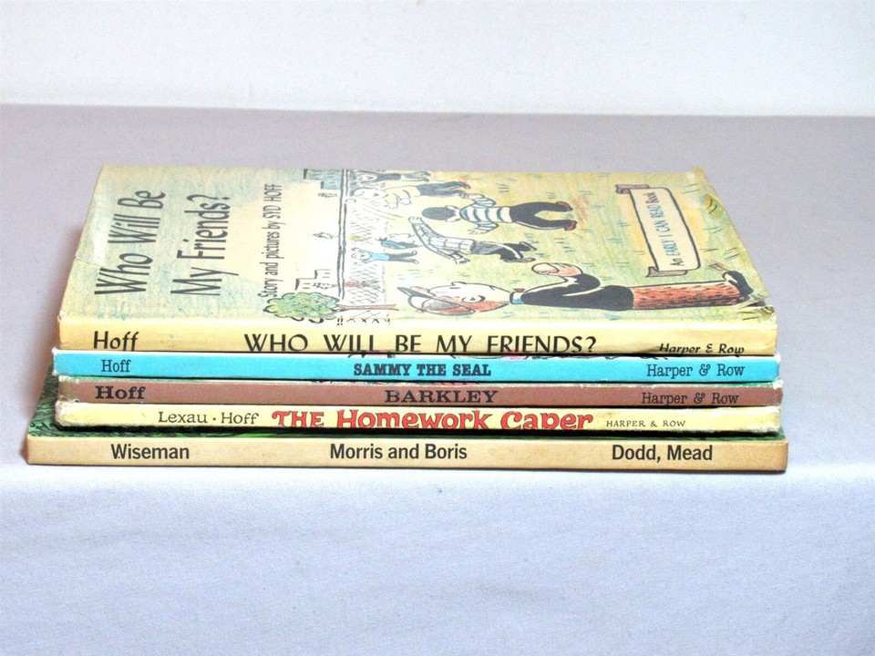 4 Vtg HC Lot I Can Read Weekly Reader Syd Hoff + Morris & Boris Bernard ...