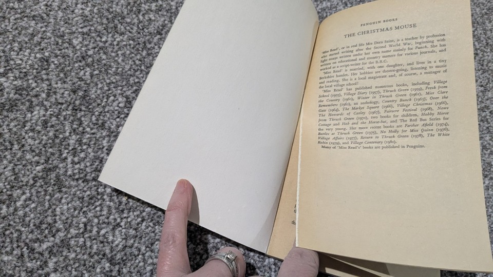 VINTAGE Miss Read Books, Penguin Classics, White Robin, Village ...