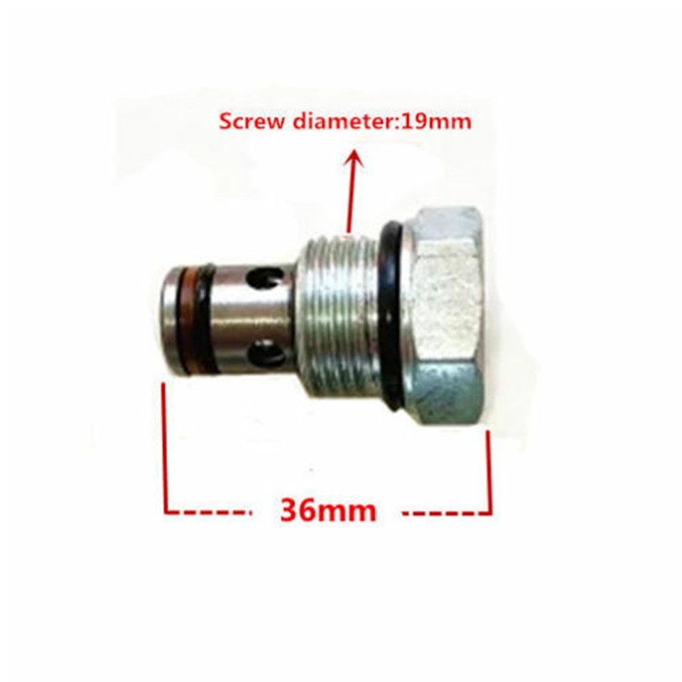 Hydraulic Jack Pressure Relief Valve M19x1.5 Metal Safety Release Valve ...