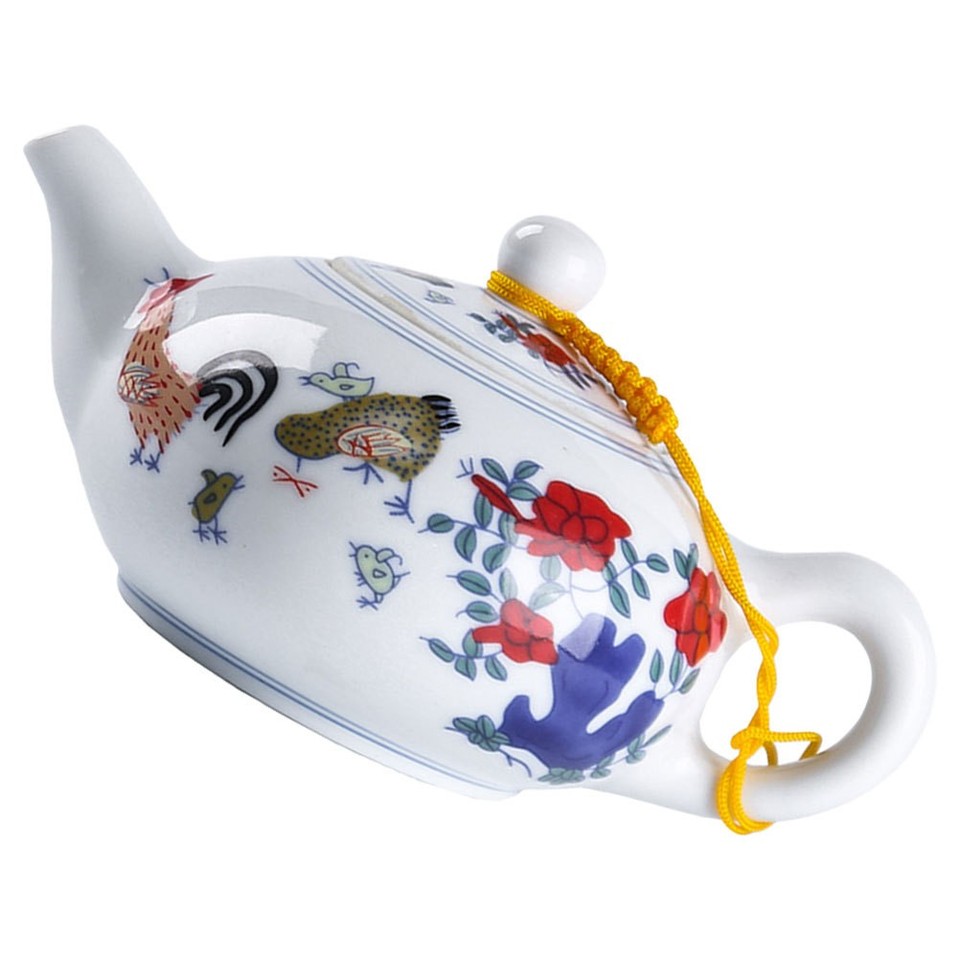 Ceramic Teapot Loose Tea Brewing Kettle Tea Boiler Pot Large Capacity ...