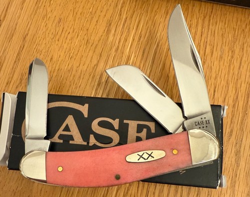 CASE TONY BOSE PINK SOWBELLY KNIFE NEVER USED IN BOX #TB6339 SS N6 | eBay