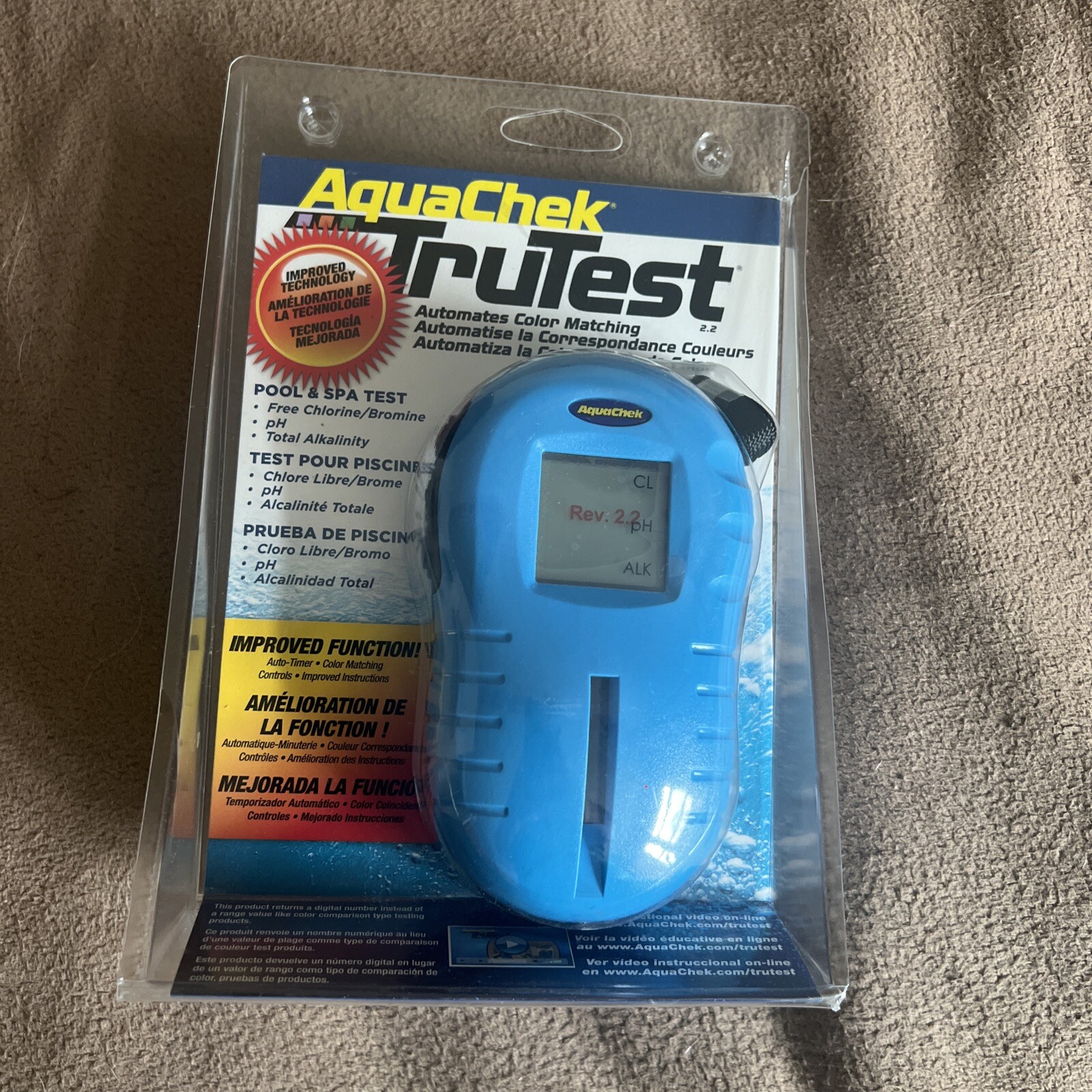 Aquachek Aqua Chek Trutest Digital Reader For Pool and Spa Water ...