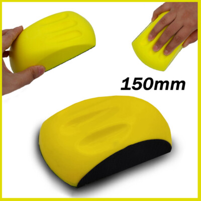 Hand Foam Sanding Block Hook and Loop 150mm Hand Sander -in Here | eBay
