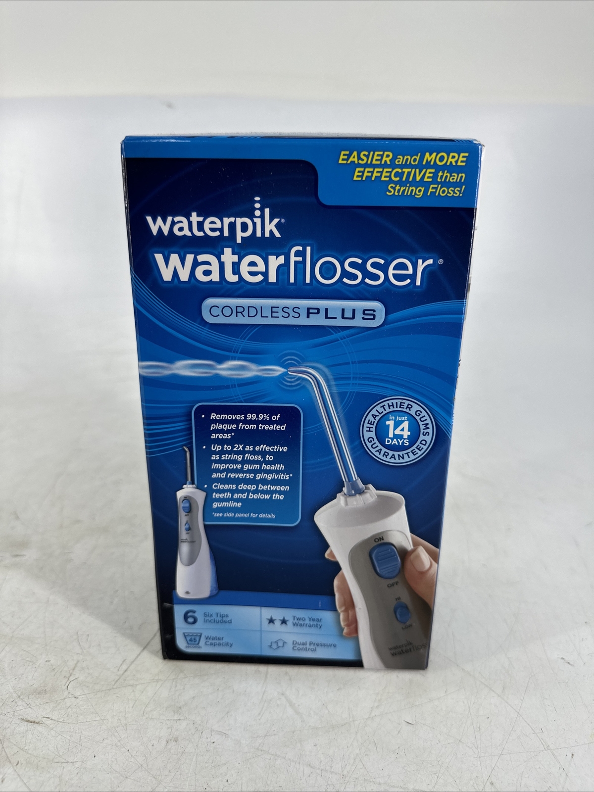 Waterpik Water Flosser Cordless Plus Dual Pressure Control WP460W for ...