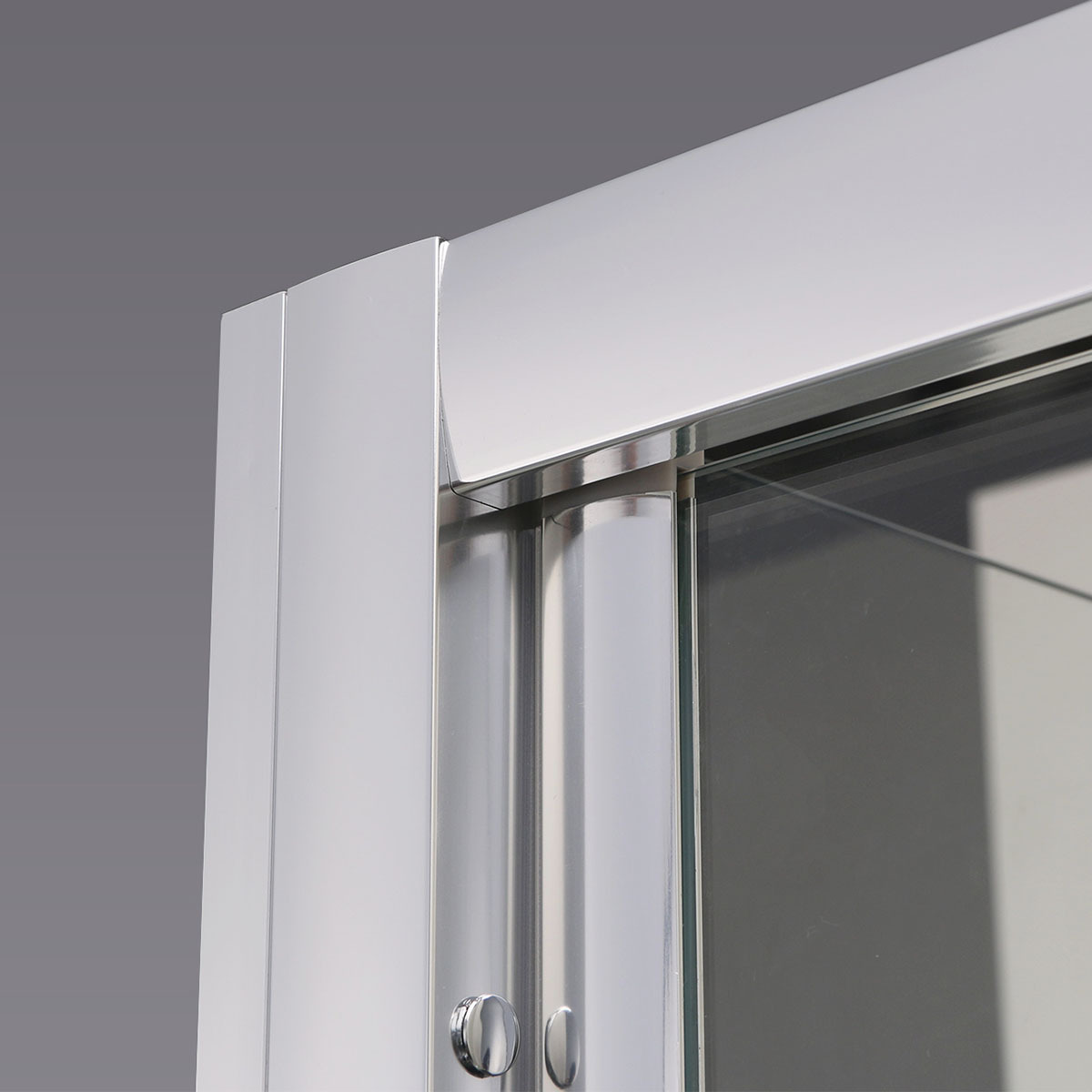 Bifold Shower Screen Safety Glass Reversible Design Enclosure 800/860 ...