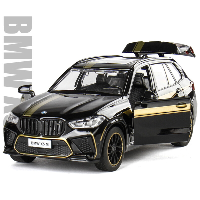 1:32 BMW X5 M Model Car Diecast Toy Cars Doors Open Pull Back Light ...
