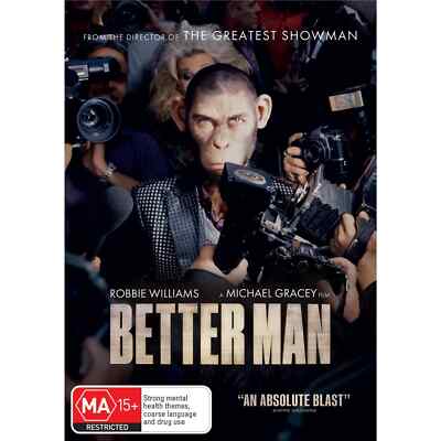 BETTER MAN DVD, NEW & SEALED, 260325, FREE POST | eBay Australia
