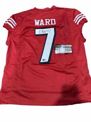 Charvarius Ward Authentic Signed Red Pro Style Jersey BAS Witnessed | eBay