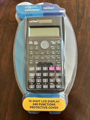 Caliber Scientific Calculator 10-Digit LCD Display 240 Functions | eBay