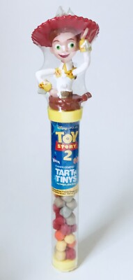 Vintage 1999 Willy Wonka TART N TINYS JESSIE Candy Container TOY STORY ...