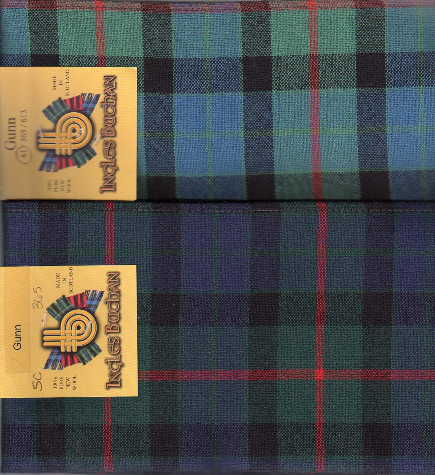 Tartan Sash Clan Gunn Ladies Scottish Wool Plaid | eBay