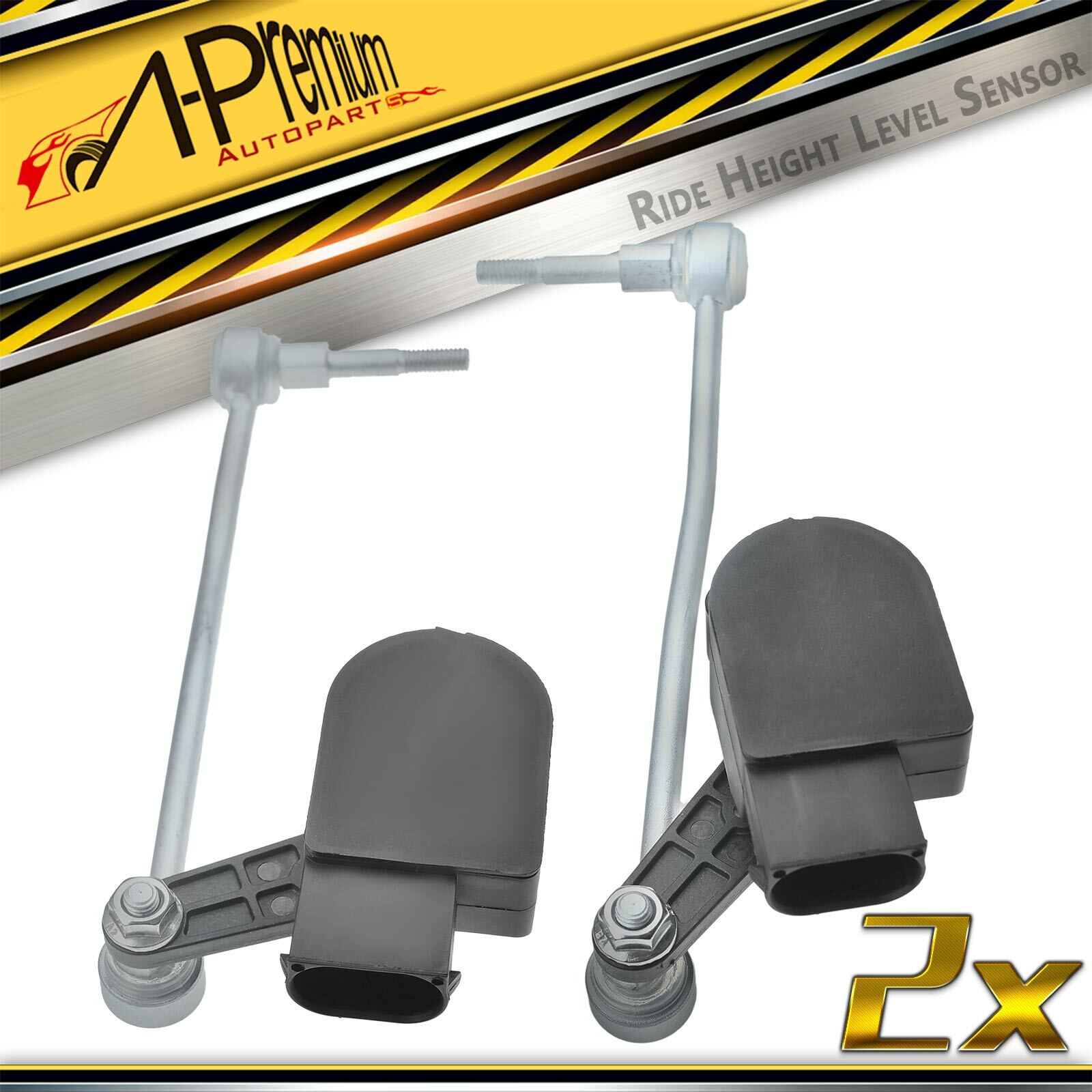 2Pcs Ride Height Level Sensors Front for Audi A8 Quattro 04-10 S8 07-10 ...