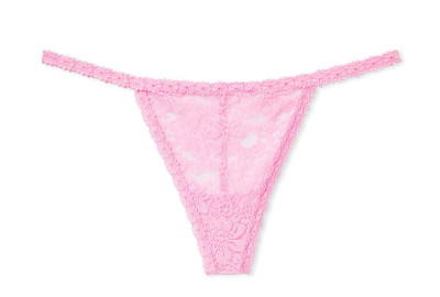 Victoria Secret Skimpy Wink V-String G-String Flirty Strappy Pink ...
