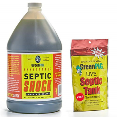 GREEN PIG Septic Tank Treatment Emergency Formula Quickly Breaks Down ...