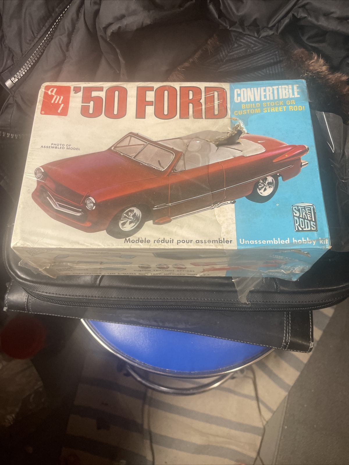 AMT 1950 Ford Convertible Street Rods Edition 1/25 Model Kit AMT-T353 ...