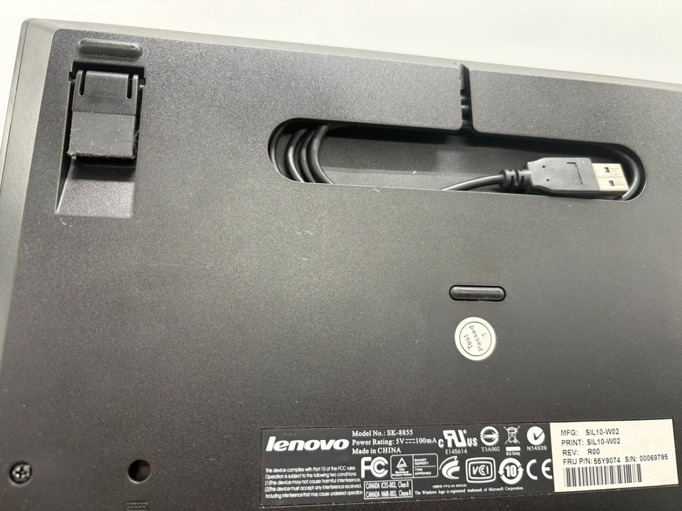 Lenovo ThinkPad TrackPoint keyboard SK-8855 Japanese Layout Wired Black ...