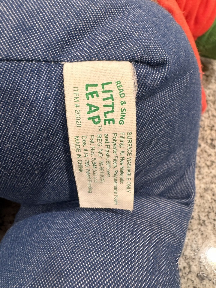 VTG Read and Sing Little Leap Frog Alphabet Interactive Plush-Works ...