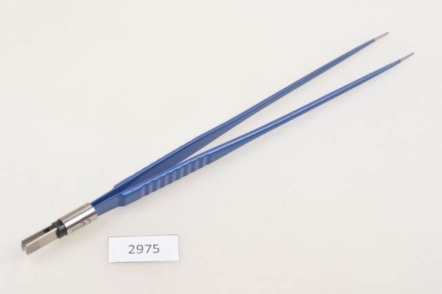 #2975 ERBE 20195-041 Bipolare Pinzette classic gerade / bipolar forceps ...