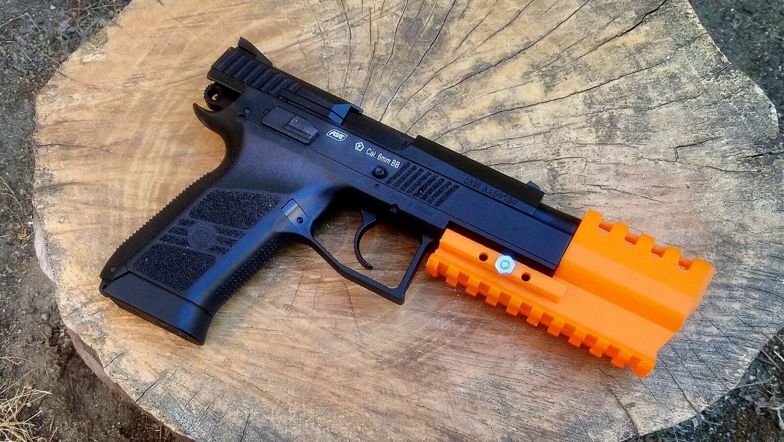 J.W. Frame Mounted Compensator with 10-Slots Rail for CZ75 P-07 Duty ...