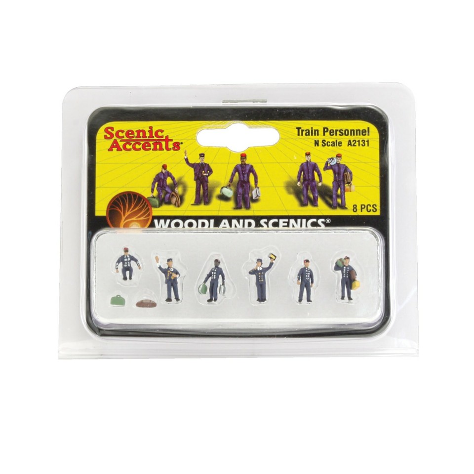 Woodland Scenics ~ N Scale People ~ Train Personnel ~ A2131 | eBay