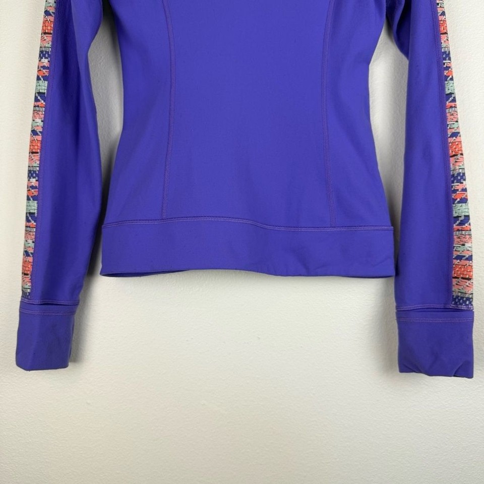 Ivivva Lululemon Girls Purple Perfect Your Practice Zip Up Jacket Size 12 | eBay