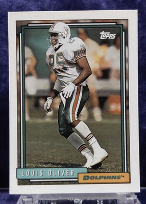 1992 Topps #277 - Louis Oliver - Miami Dolphins - Near Mint | eBay